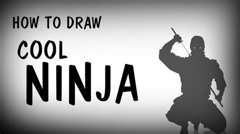 How To Draw A Ninja Tutorial Drawepic Youtube