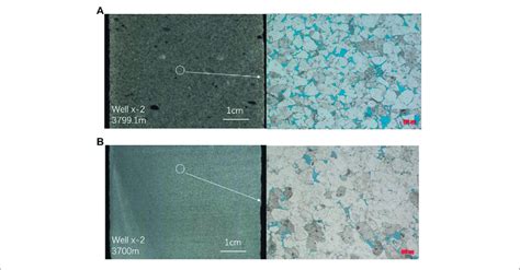 Core Image And Pore Structure Slice Of The Tight Sandstone Reservoir