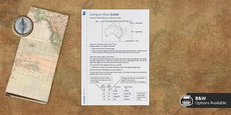 Using An Atlas Guide Teacher Made Twinkl