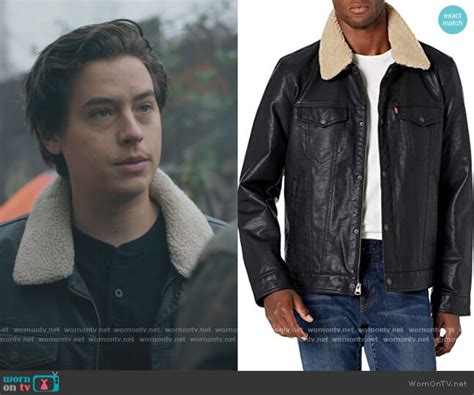 Wornontv Jugheads Black Sherpa Collar Jacket On Riverdale Cole