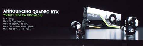 Nvidia Unveils Quadro Rtx Worlds First Ray Tracing Gpu Resetera