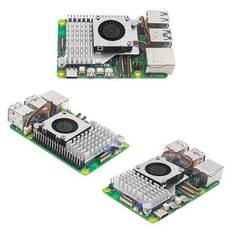 Vỏ Raspberry Pi 5 Abs Và Tản Nhiệt Pi 5 Linh Kiện Điện Tử 3m
