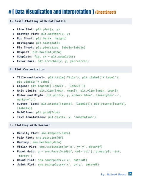 data visualization cheatsheet 1702209209 pdf data analysis computing