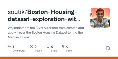 Github Soutikboston Housing Dataset Exploration With Knn We