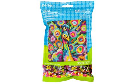 Perler Fused Bead Pattern Bag Rainbow Peacock Ebay
