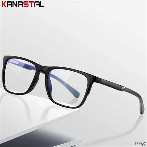 Culos De Leitura Prescrita Para Homens E Mulheres Bloqueio De Luz Azul Lentes CR Miopia