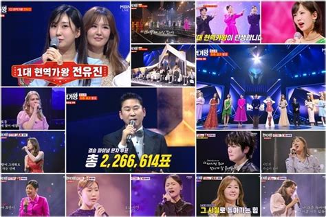 전유진 1대 현역가왕 등극문자 투표 226만 돌파하며 피날레 전자신문