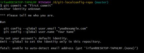How To Resolve Git Author Identify Unknown And Please Tell Me Who You Are