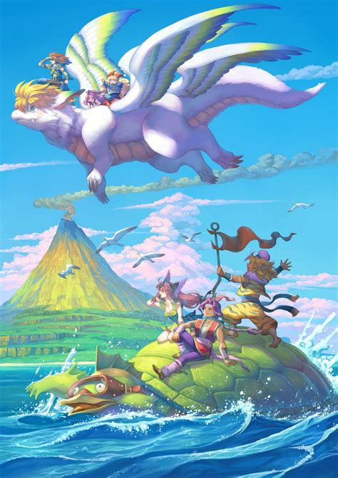 Riesz Angela Charlotte Hawkeye Duran And 3 More Seiken Densetsu