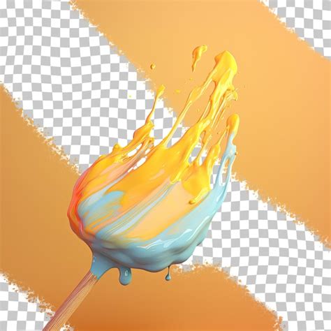 Las Manchas De Pintura Archivo Psd Premium