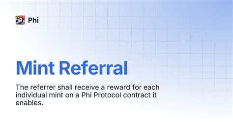 Mint Referral Phi