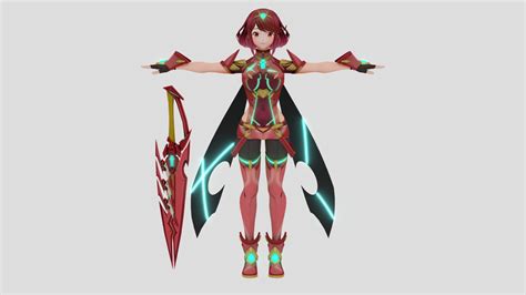 Pyra Ssbu Download Free 3d Model By 雨宮レン Oscar3dmodel [9720fdc