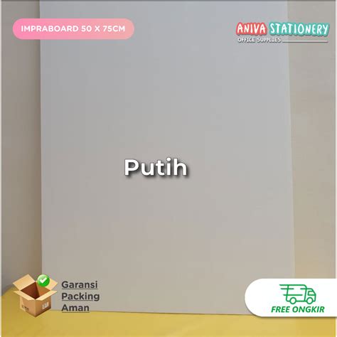 Jual Impraboard Infraboard Karton Plastik Lembaran Tebal 3mm 50 X 75 Cm Shopee Indonesia