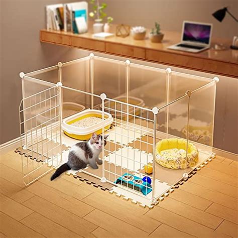 Cages pour chat d intérieur Cage pour chat Parc pour chat Clôture pour chatons Cage pour chats