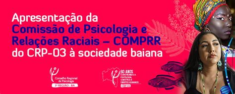 CRP Evento do CRP apresenta a Comissão de Psicologia e Relações Raciais