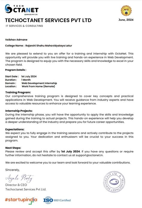 vaibhav admane on linkedin webdevelopment techoctanet