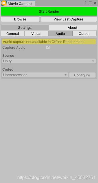 Unity插件——avpro Movie Capture 全景视频录制插件使用入门avpromoviecapture Csdn博客