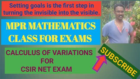 csir net june 2013 calculus of variations part b and part c problems