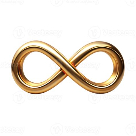 Golden Infinity Symbol Representing Endless Possibilities 55794119 Png