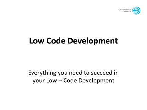 Ppt Low Code Application Development With Microsoft Power Apps