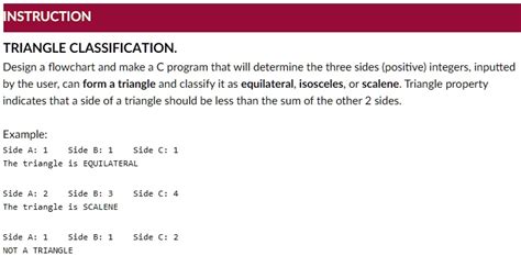 SOLVED PLEASE MAKE A C PROGRAM AND FLOWCHART THANK YOU INSTRUCTION