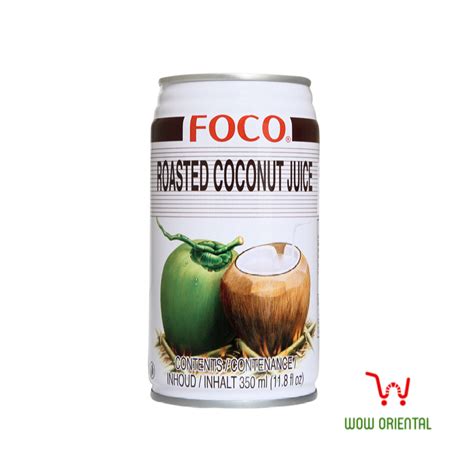 FOCO Roasted Coconut Juice 350 ML WOW Oriental