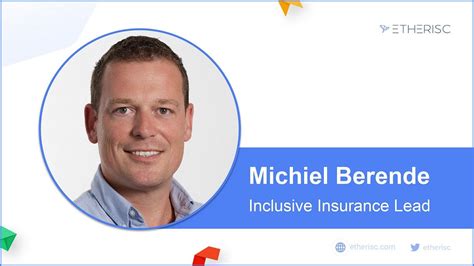 Team Interviews Michiel Berende Etheriscs Inclusive Insurance Lead R Insurtech