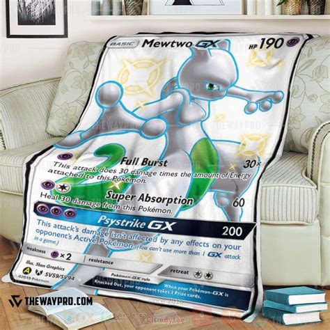 Pokemon Thanos And Mewtwo Gx Blanket Hot Sale 2023