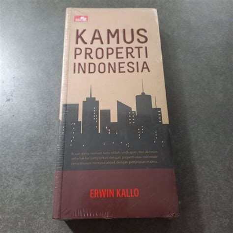 Jual Kamus Properti Indonesia Erwin Kallo Shopee Indonesia