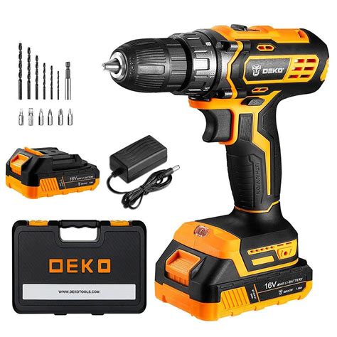 Parafusadeira Furadeira 3 8 Pol 16V 2 Baterias Lí íon C Shopee
