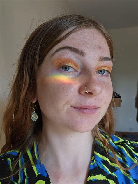 Rainbow on my freckled face : r/FreckledGirls