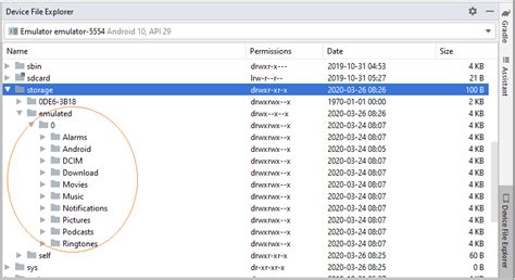 Using Android Device File Explorer O Planning Org