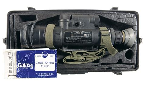 An Pvs 2 Starlight Night Vision Scope With Case And Carry Strap