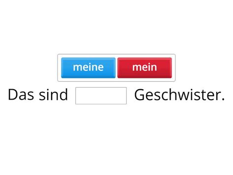 Possessivartikel Im Nominativ Singular Missing Word