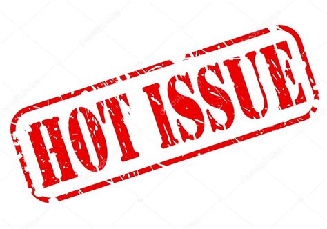 Hot Issue Red Stamp Text Stock Vector Image By ©pockygallery 48965625