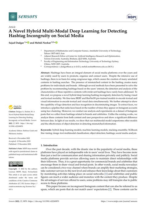 Pdf A Novel Hybrid Multi Modal Deep Learning For Detecting Hashtag Incongruity On Social Media
