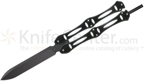 Bear Ops B 100 B4 T Butterfly Knife 3 7 8 Black Spear Point S30v Blade