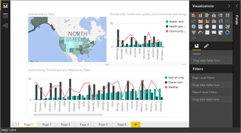 Blog Power BI Microsoft Exercício Criar elementos visuais no