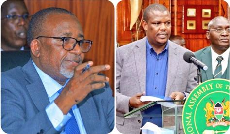Mp Wamboka Reacts After Cs Linturi Survives Impeachment There Are