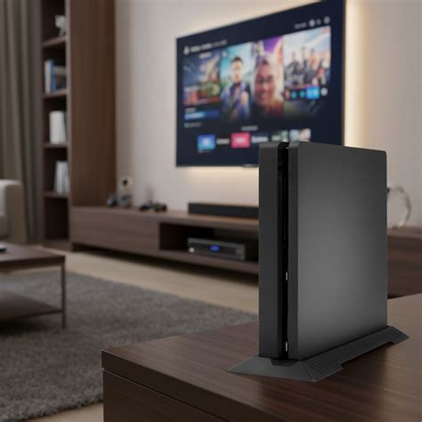 Vertical Stand For Ps4 Slim Console Dock Mount Rack For Playstation 4 S