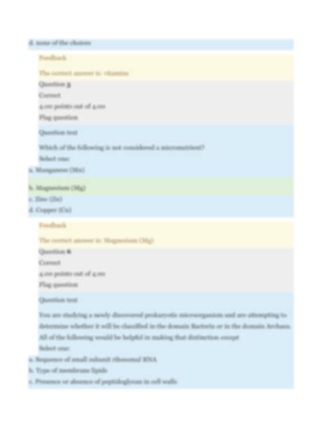 SOLUTION Bio L Microbiology Midterm Exam Straighterline Studypool