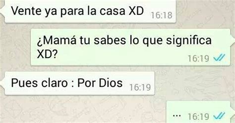 WhatsApp cuál es el significado del xD y por qué todos creen que es