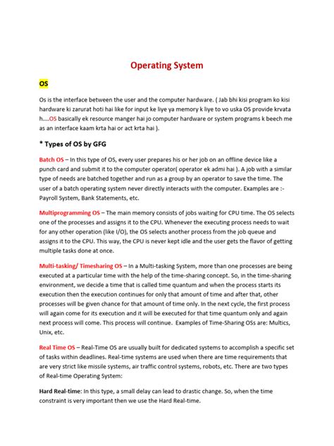 operating system pdf operating system software engineering