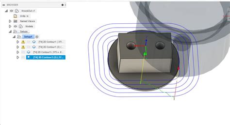 multiple finish passes 2d contour not behaving as expected
