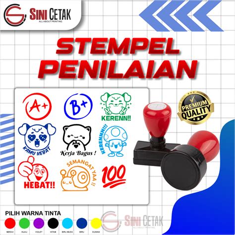 Jual Stempel Nilai Reward Sd Tk Paud Home Schooling Cod