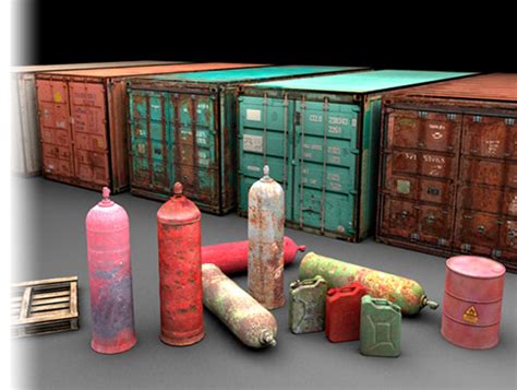 Containers Pack 3d 산업도구 Unity Asset Store