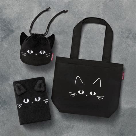 カフェ･ベローチェ“猫の日”記念「黒ねこグッズ」登場、2月22日にエコバッグ発売、3月9日には「黒ねこまみれグッズ」でトートバッグ･フェイス