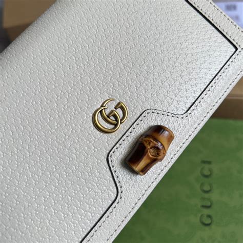 Gucci Diana Mini Bag With Bamboo White For Women 7 5in 19cm Crozus
