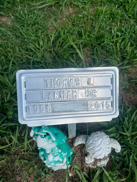 Thomas Lee Lanham Sr 1958 2015 Find A Grave Memorial