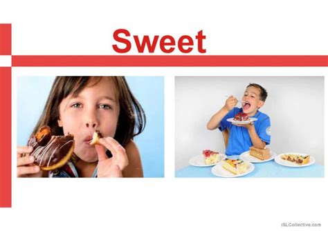 The Five Ways Food Tastes Pictur English Esl Powerpoints